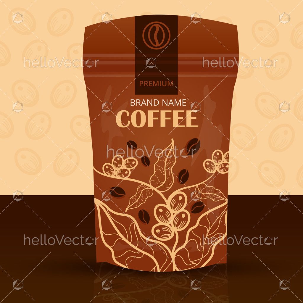 Coffee Packaging Design Template Download Graphics Vectors